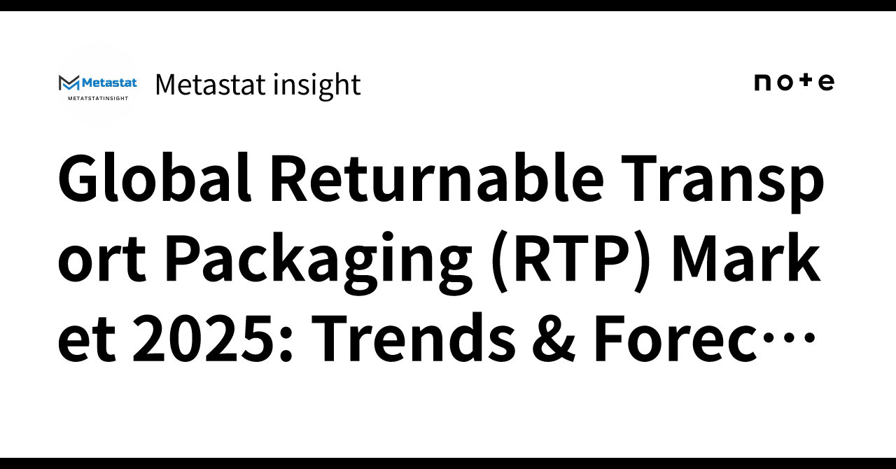 Global Returnable Transport Packaging (RTP) Market 2025: Trends ...