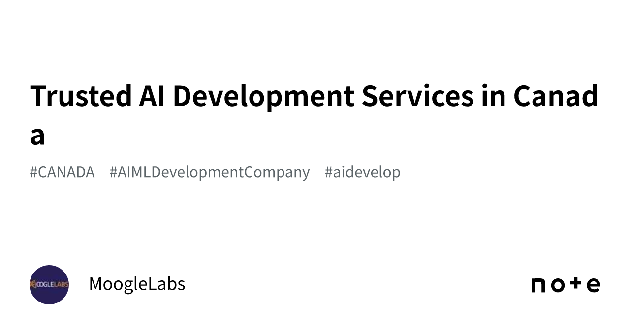 Trusted AI Development Services in Canada｜MoogleLabs
