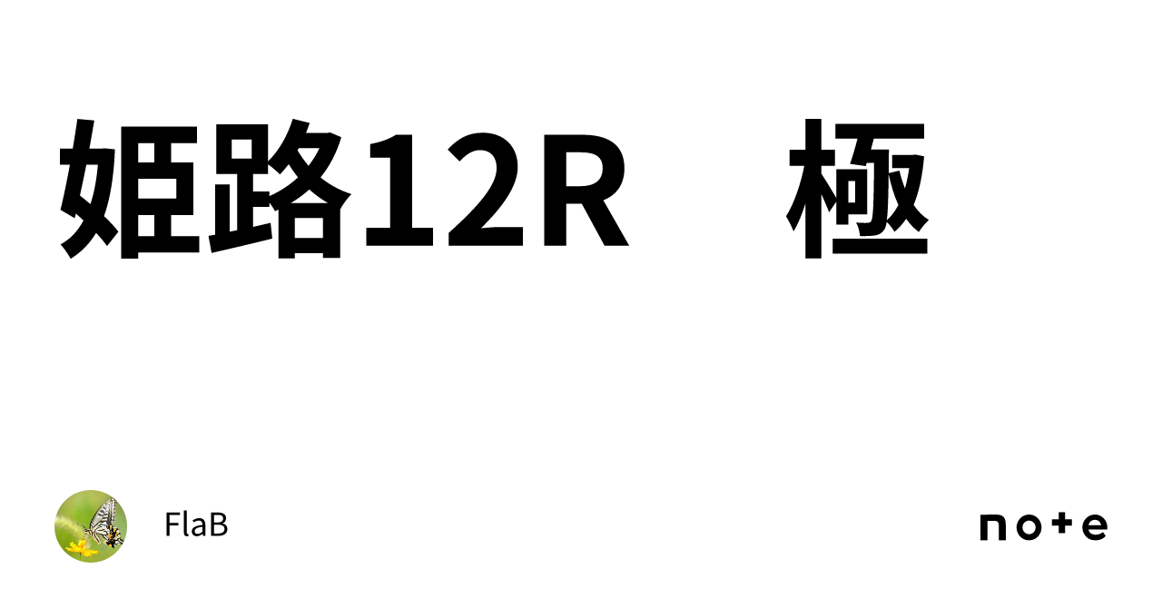 姫路12R 極｜FlaB