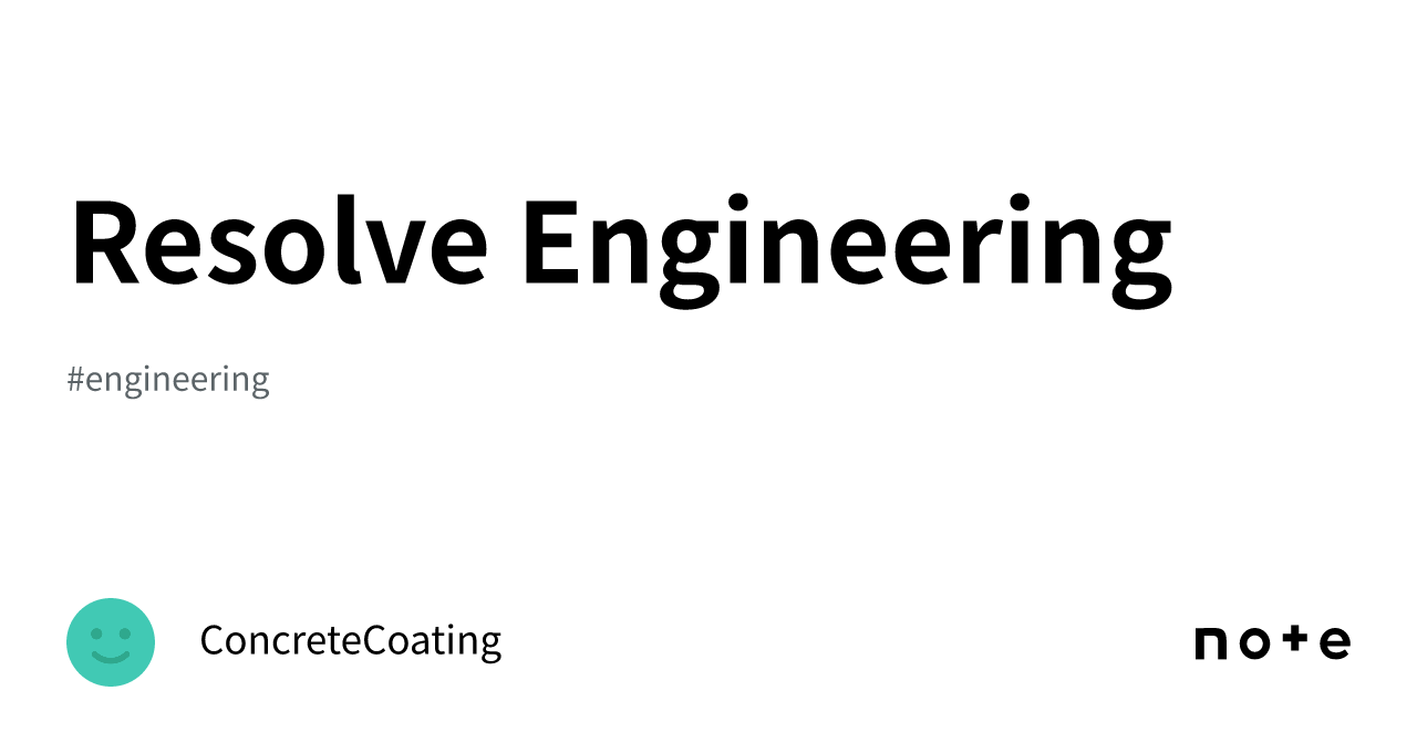 Resolve Engineering｜ConcreteCoating