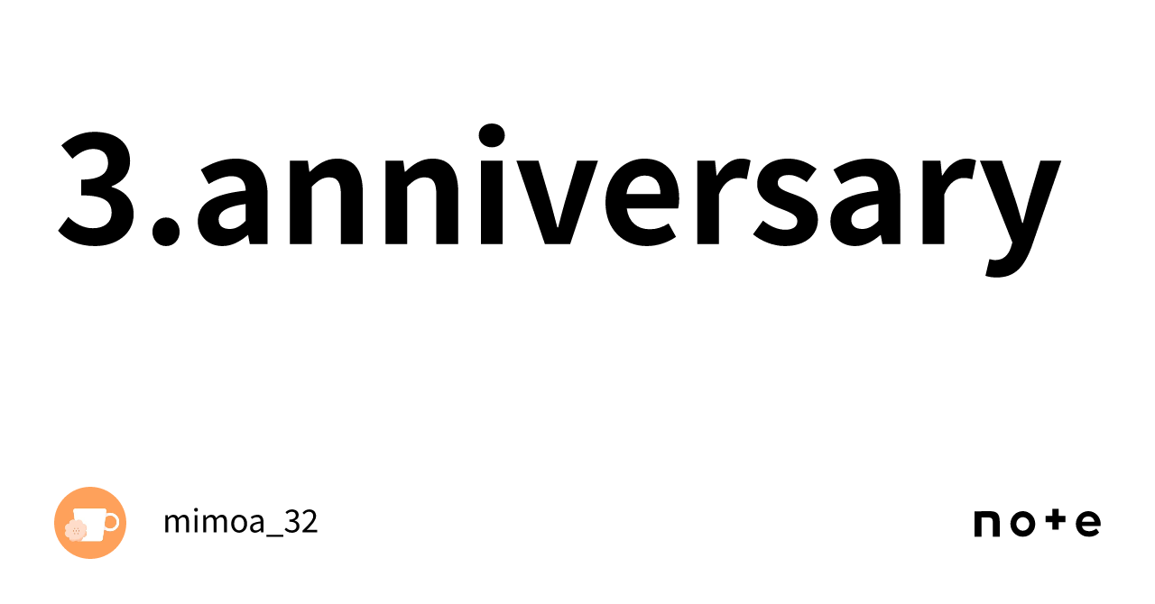 3.anniversary ｜mimoa_32