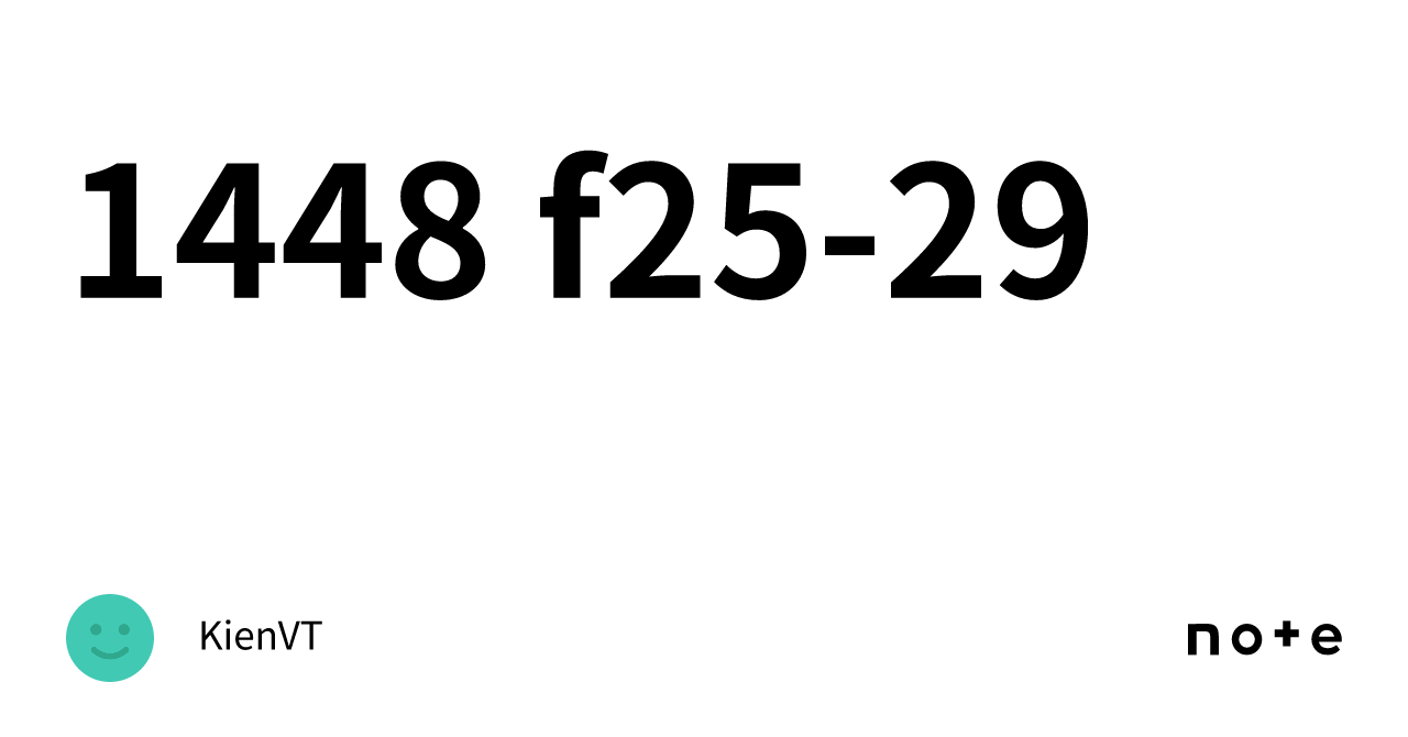 1448 f25-29｜KienVT