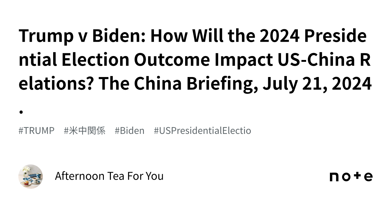 Trump v Biden: How Will the 2024 Presidential Election Outcome Impact ...