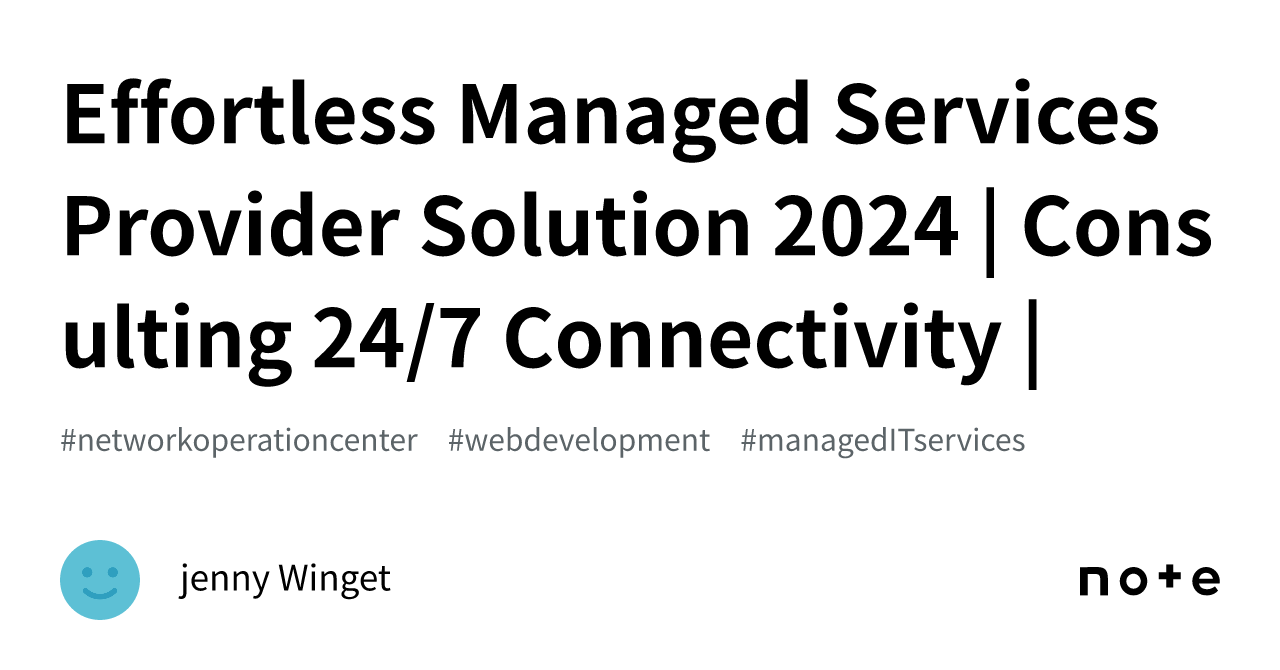 Effortless Managed Services Provider Solution 2024 | Consulting 24/7 ...
