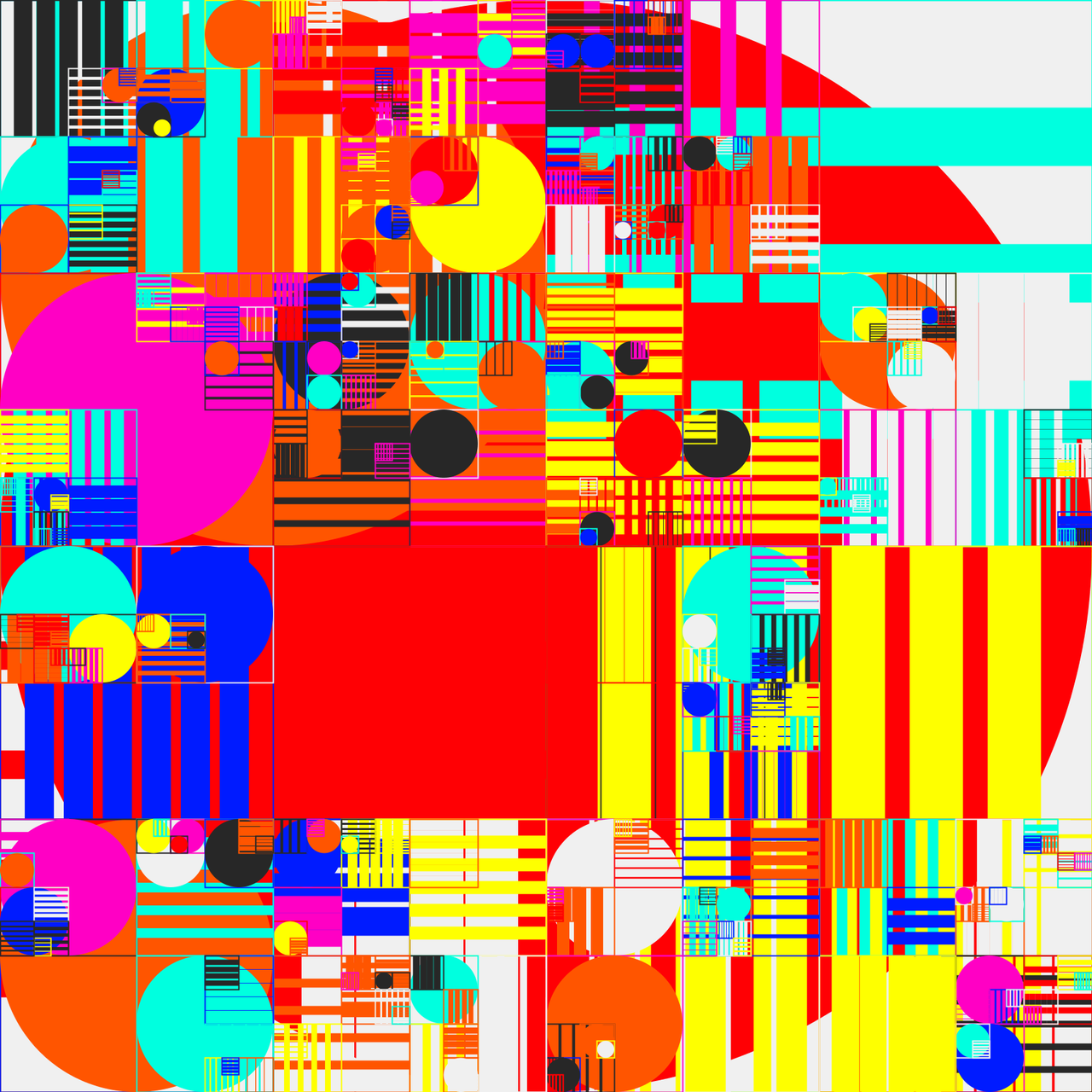 ProcessingでGenerative art #100｜おかず｜note