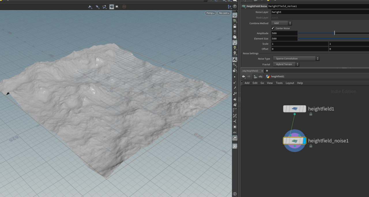 【Houdini】HeightFieldの基本的なところ｜双葉レイ