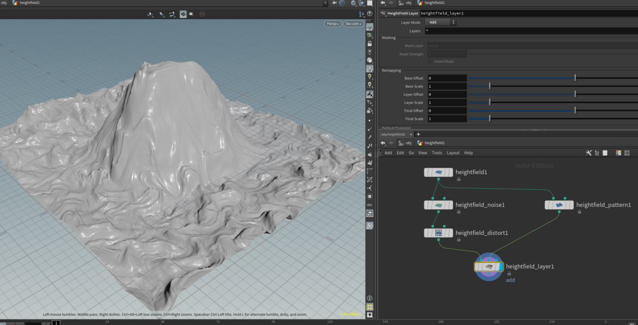 【Houdini】HeightFieldの基本的なところ｜双葉レイ｜note