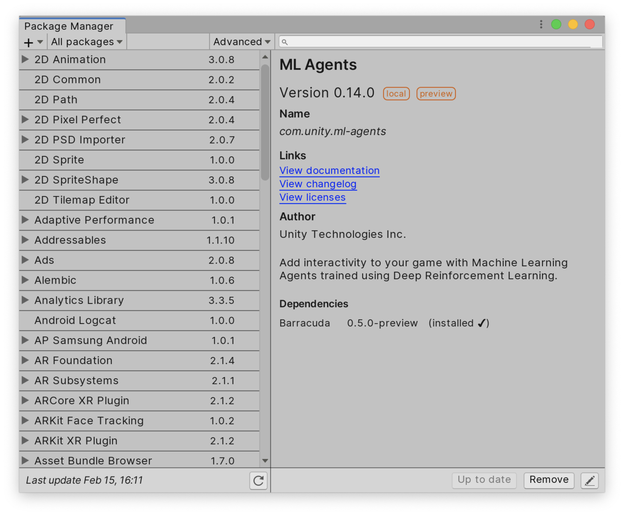 Unity ML-Agents 0.14.0 のチュートリアル (1)｜npaka｜note
