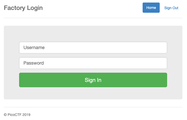 picoCTF2019 logon [Web Exploitation]｜miso