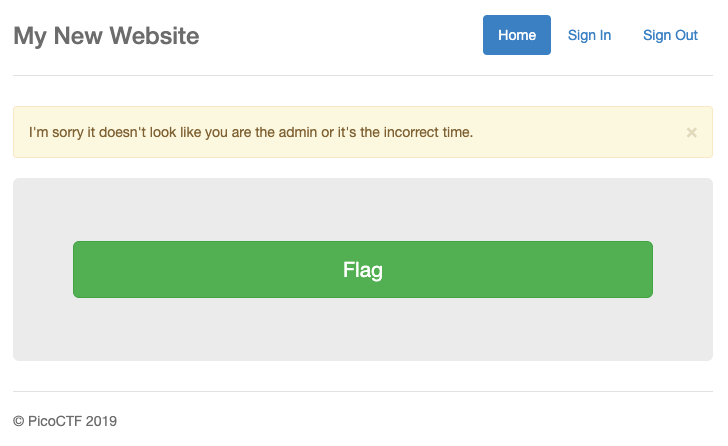 picoCTF2019 Open-to-admins [Web Exploitation]｜miso｜note