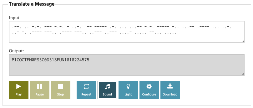 picoCTF2019 Tapping [Cryptography]｜miso
