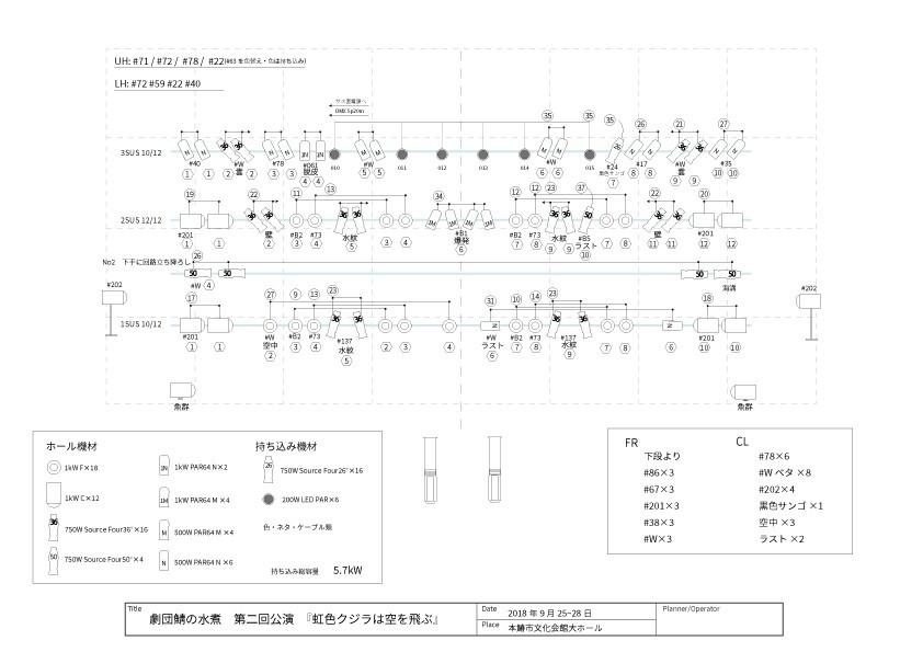 【素材配布】照明仕込み図ブックカバー｜Yukie Suzuki｜note